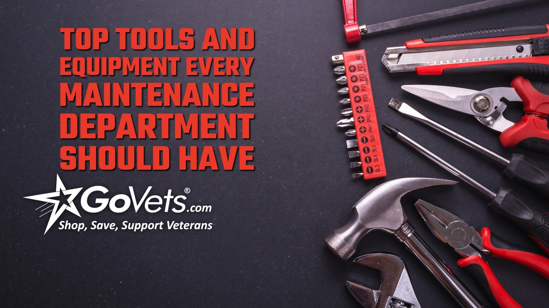 Top Tools and Equipment Every Maintenance Department Should Have